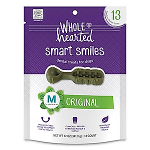 WholeHearted Smart Smiles Original Flavor Dog Treats 12 oz. Count of 13