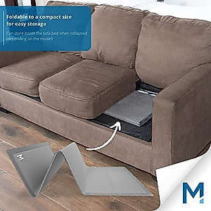 Meliusly® Sleeper Sofa Support Board (48x60 Queen Size) - Sleeper Sofa Support for Sofa Bed, Sleep Sofa Bar Shield for Sofa Bed or Pullout Couch, Cushion Bar Sofa Bed Mattress Support Board Slats