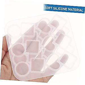 SEWACC 2pcs Hairpin Silicone Mold Resin Tray Molds Silicon Molds Resin Silicone Molds Hair Barrette Molds Hair Clip Accessories Resin Hair Clips Mold Hairpin Molds DIY Craft Mold Simple