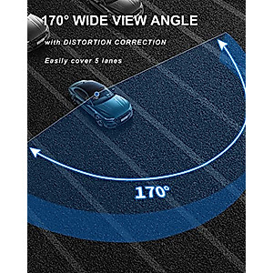 AX2V 2K Dash Cam for Cars with Super Night Vision, 170° Wide Angle, APP Control - Screenless 1600P OE Fit Dash Camera with WDR, G-Sensor, Loop Recording, Parking Mode, Built-in 32GB eMMC Storage