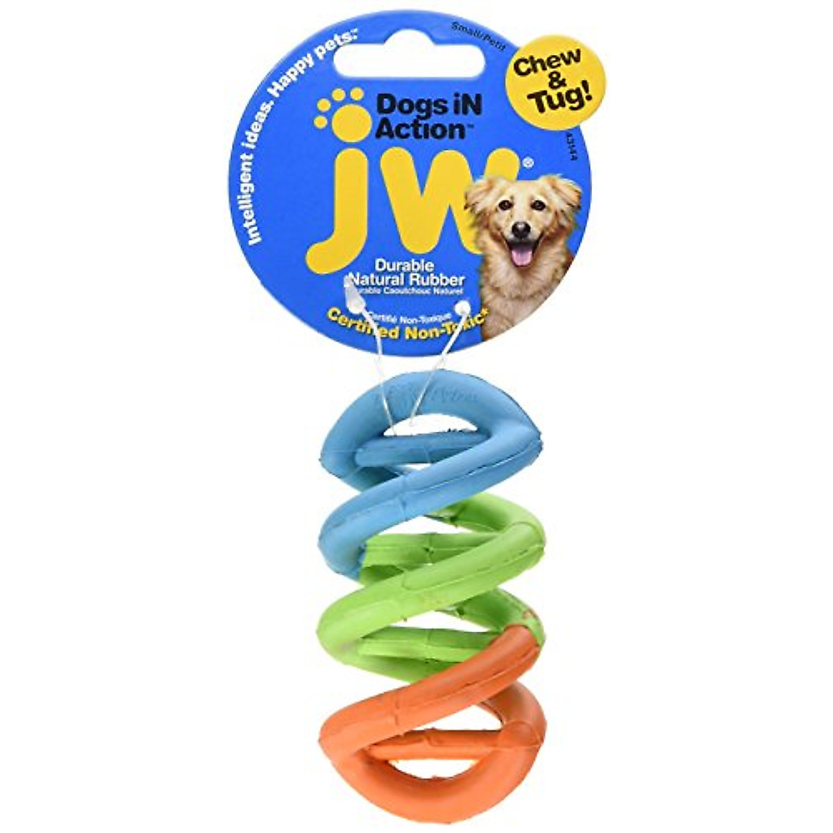 JW Pet Company Dogs iN Action Dog Toy, Small (Colors Vary), multicolor (43144)