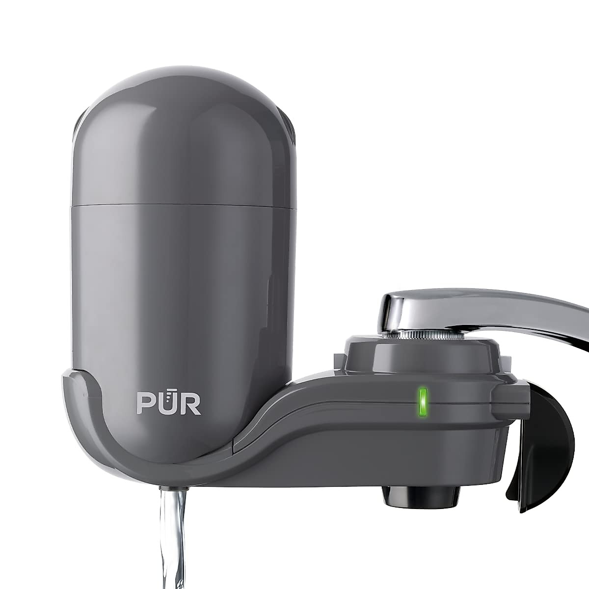 PUR PLUS Faucet Mount Water Filtration System Bundle with 4 Replacement Filters