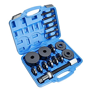 BTSHUB 19pcs Front Wheel Hub Drive Bearing Removal Install Puller Tool Kit Universal