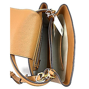 Tory Burch Britten Small Satchel (Tiramisu)