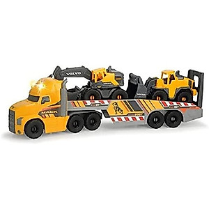 DICKIE TOYS - 28 Inch Mack Truck with 2 Volvo Construction Trucks