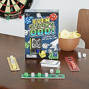 Educational Insights Even Steven's Odd, Dice-Rolling, Adding and Subtracting Challenge Game, Fun & Fast-Paced Family Game
