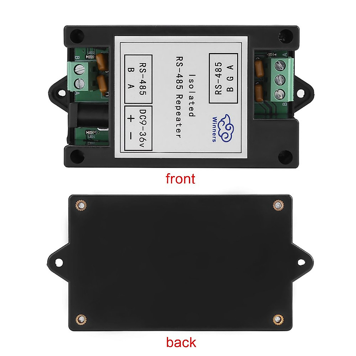 RS485 Repeater, Electrical Isolation Amplifier Isolated Distance Extender 1pc Industrial Grade
