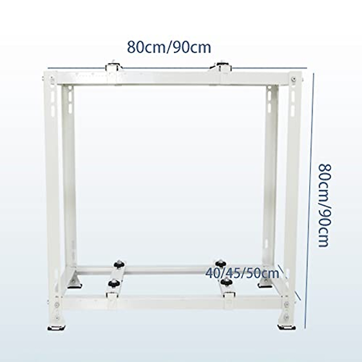 FANOYA Mini Split Stand, Double Levels Ground Stand, for Mini Split Air Conditioners Heat Pump System, Heavy Duty Condenser Stand, Ductless Mini Split Bracket