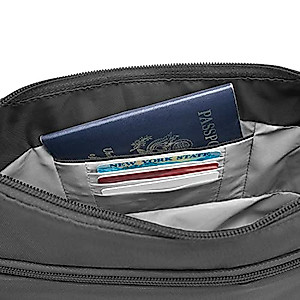 Travelon Anti-Theft Cross-Body Bucket Bag, Black, One Size