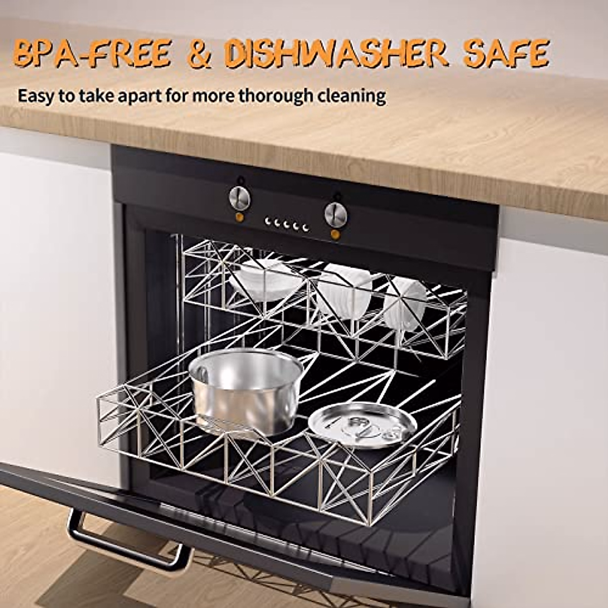 Tomxcute Cat Water Fountain, 3.2L/108oz Automatic Stainless Steel Pet Fountain Water Levels Window can be Checked Dog Water Dispenser, Ultra-Quiet Pump and 3 Replacement Filters & for Multiple Pets