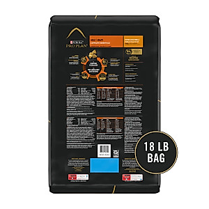 Purina Pro Plan High Protein Dog Food With Probiotics for Dogs, Shredded Blend Chicken & Rice Formula - 18 lb. Bag