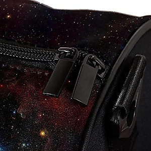 Gym Bag Small Duffel Bag Sports Tote Bag for Yoga,galaxy universe space,Outdoor Fitness Bag Carry on Bag