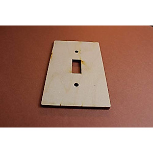 Lumos Nox Engraved Wood Light Switch Cover (Single)