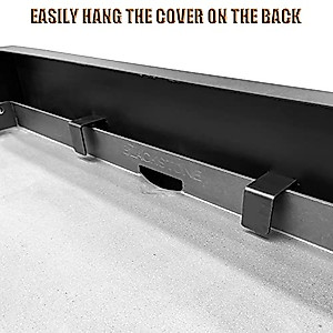 Hard Cover for Blackstone 36 inch Griddle, 5004 Griddle Hard Cover Lid, Black Painted Metal