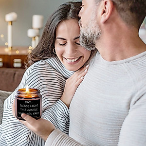 Funny Gifts Candles for Dad, Father's Day Gift Candle Birthday Present for Daddy Step Dad Father in Law Sandalwood Scented (4 oz)