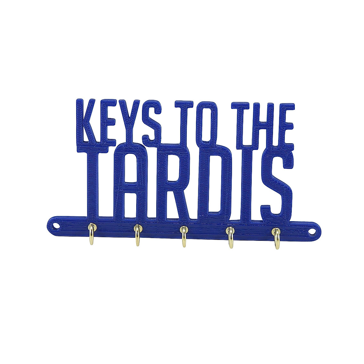 Dr. Who Doctor Who Tardis Key Rack Key Holder Jewelry Organizer 6" x 3" x 3/16"