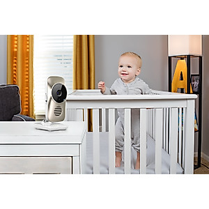 Motorola MBP845CONNECT-2 5" Video Baby Monitor with Wi-Fi Viewing, 2 Cameras, Digital Zoom, Two-Way Audio, and Room Temperature Display