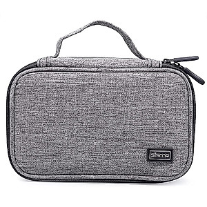 sisma 64 Games Case for Nintendo 3DS DS Game Cards (Black) + Nintendo Gameboy Games Organizer (Grey)