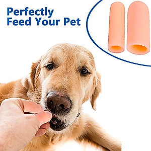 JKcare Large Finger Cots, 10 Pack Silicone Finger Sleeves Support for Trigger Finger & Arthritis - Finger Covers Protector for Cracked Finger, Corn & Callus Pain Relief