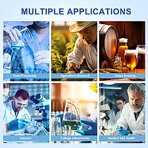 Magnetic Stirrer Hot Plate w/Thermometer, Magnetic Stir Plate w/Stir Bar Retriever, Max.520℉ Hot Plate Stirrer, 100~2000RPM Magnetic Hotplate Stirrer w/Stir Bar n Support Stand