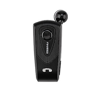 Fineblue F930 Wireless Freedom Business Bluetooth Headset Call Clarity Golden Blue Music No Bound Smart one Drag Two Bluetooth Earphone - Black