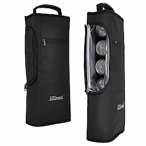 101mart Black Polyester Ice Chest Bag, 16.5 x 7 x 3.5 in
