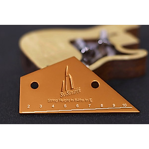 Fret Rocker AND String Height Gauge - Deadly Accurate 100% Made in the USA