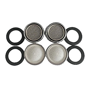 4 Pack Faucet Aerator Bathroom Sink Aerator, Aerator for Sink Faucet Filter 15/16-Inch Male Threads Aerator Faucet Filter with Gasket for Kitchen Bathroom
