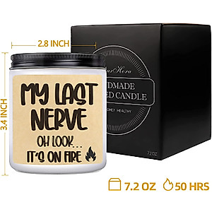 Citronella Candle Gift for Indoor Outdoor Patio Porch Deck Camping Backyard Dining Table Gathering Garden Lake Home Outside 7.2 OZ