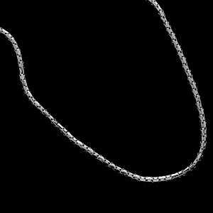 SilverAmber Jewellery UK - 925 Sterling Silver Delicate Italian Coreana 1.2 mm Chain Necklace - 28" - GCH00728