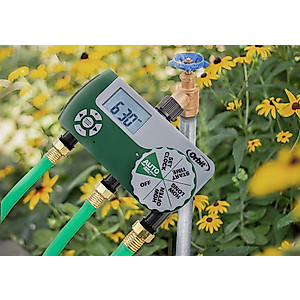 Orbit 56082 3-Outlet Hose Watering Timer, Green