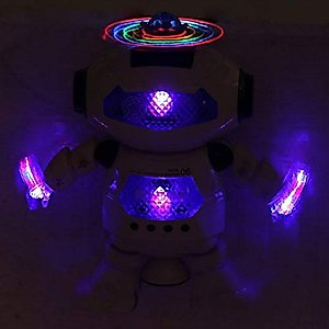 01 02 015 Dancing Robot, Interesting Humanoid Robot Smart Robots for Kids Kid Robot Toy Unique with Lighting for Birthday Gift