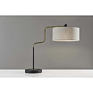 Adesso 4157-21 Jacob Table Lamp, Antique Brass