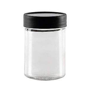 AllSpice 3” Glass Spice Jars 3 fluid ounces- 6 Pack