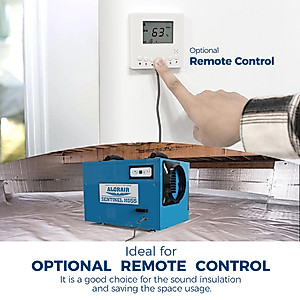 ALORAIR Commercial Dehumidifier 113 Pint, with Drain Hose for Crawl Spaces, Basements, Industry Water Damage Unit, Compact, Portable, Auto Defrost, Sentinel HD55