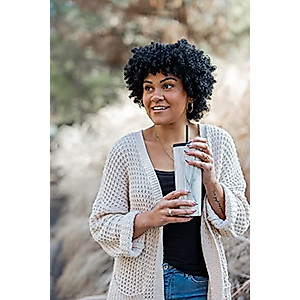 Simple Modern Insulated Tumbler with Lid and Straw | Iced Coffee Cup Reusable Stainless Steel Water Bottle Travel Mug | Gifts for Women Men Her Him | Classic Collection | 32oz | Ocean Geode