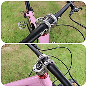 EVOSID Bike Stem 35mm Short MTB Handlebars Riser Ultra-Light CNC Aluminum Alloy 31.8 * 28.6mm for Mountain Bike Enduro Trail AM XC FR DH