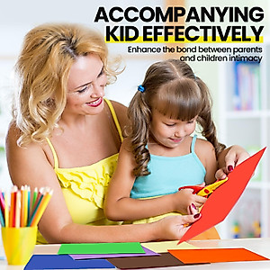 Fuutreo 2000 Pcs Construction Paper Bulk, 11.4'' x 7.9'' Lightweight School Art Supplies Colored Construction Paper for Kids Drawing, Classroom Decor, Office Printing, DIY Craft, 10 Colors