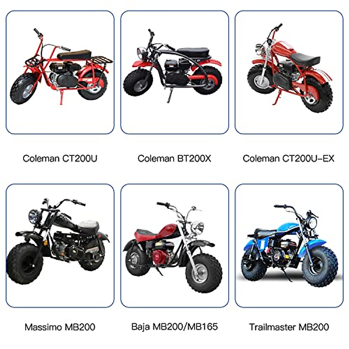 YOXUFA 67 inch Rear Drum Brake Cable Line for 196cc Coleman CT200U CT200U-EX BT200X Baja Warrior Heat MB165 MB200 Yerf-Dog Predator 212cc 6.5hp Motorsports Mini Bike ATV Scooter Parts