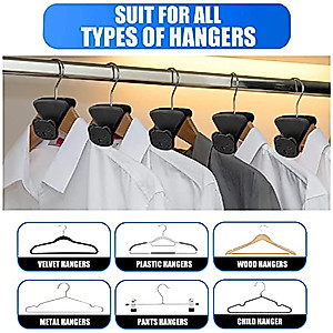 Space Saving Clothes Hanger Connector Hooks,Heavy Duty Hangers Extender Clips to Create Up to 5X Closet Space, Premium Closet Organizer for Hanging Shirts, Pants (36 Pc Value Pack, Cat Hook)