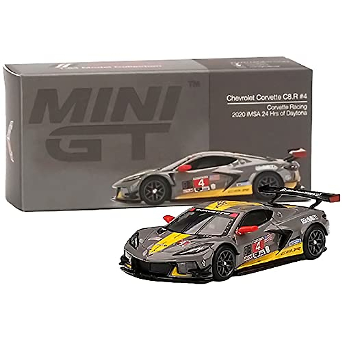 Truescale Miniatures Chevy Corvette C8.R #4 IMSA 24H of Daytona (2020) Limited Edition to 3600 Pieces Worldwide 1/64 Diecast Model Car by True Scale Miniatures MGT00254