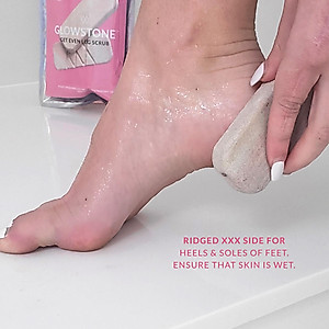 GET EVEN LEG SCRUB - Ingrown Hair Treatment For Women, Strawberry Legs Treatment, Natural Dead Skin Remover & Foot Scrub Exfoliator For Dry Skin and KP. Glowstone | Glow Stone