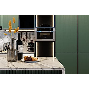 KoolMore KM-MD-1SS 24 Inch Stainless Steel Microwave Drawer with 1.2 cu. ft. Oven, 1000W Power with 10 Custom Cooking Levels, Memory, and Timer Functions, Wall-Mounted with Flat Bottom