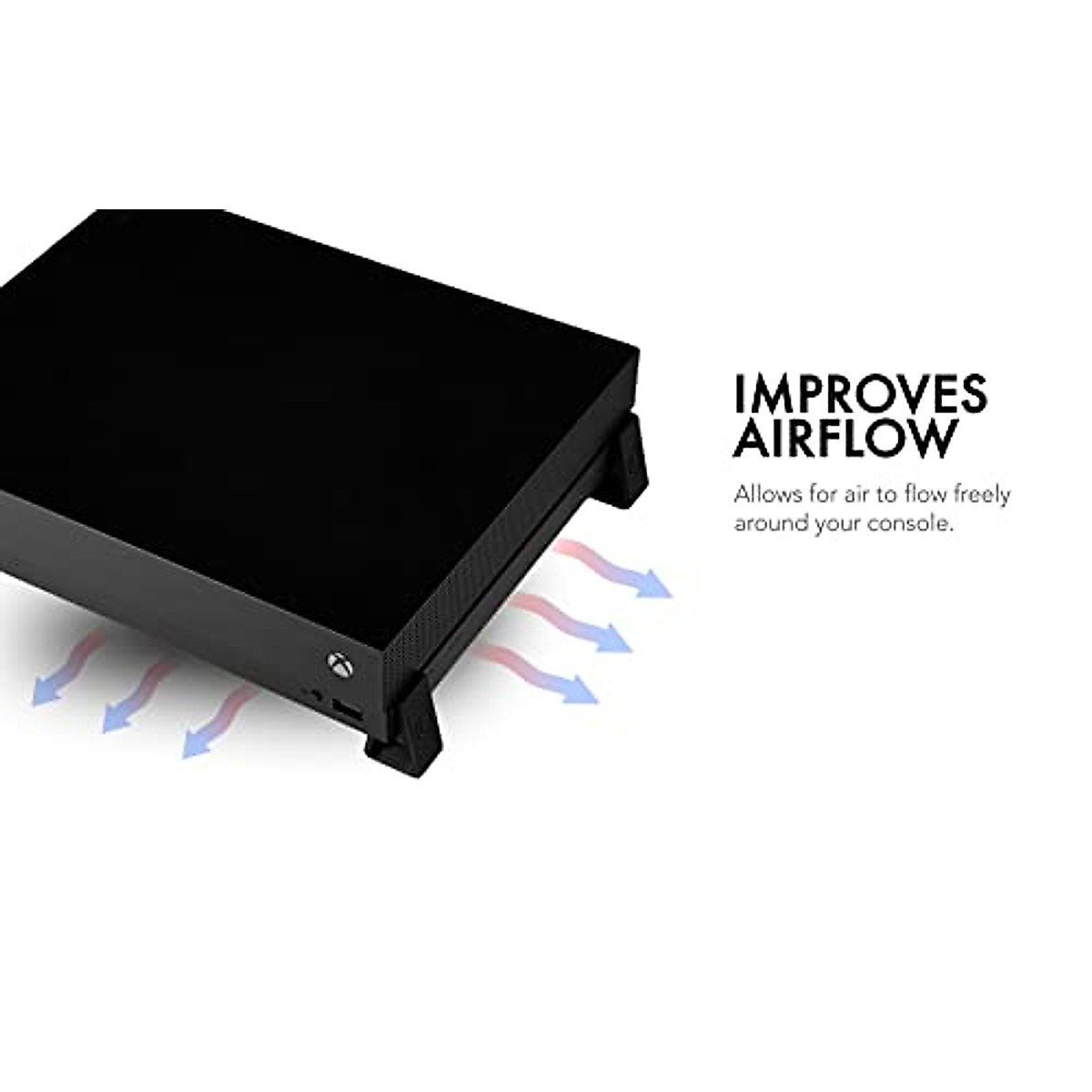 Glistco Simple Feet - Horizontal Stand Compatible with Xbox One S