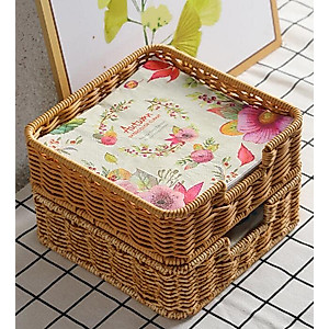 123Arts 2pcs Square Napkin Holders, Plastic Table Paper Towel Holders for Restaurant Home Decor,7.4 Inches