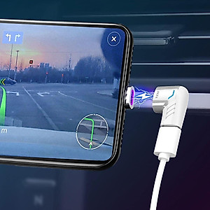 BoxWave Adapter Compatible with Nintendo Switch - MagnetoSnap PD Angle Adapter, Magnetic PD Angle Charging Adapter Device Saver - Metallic Silver