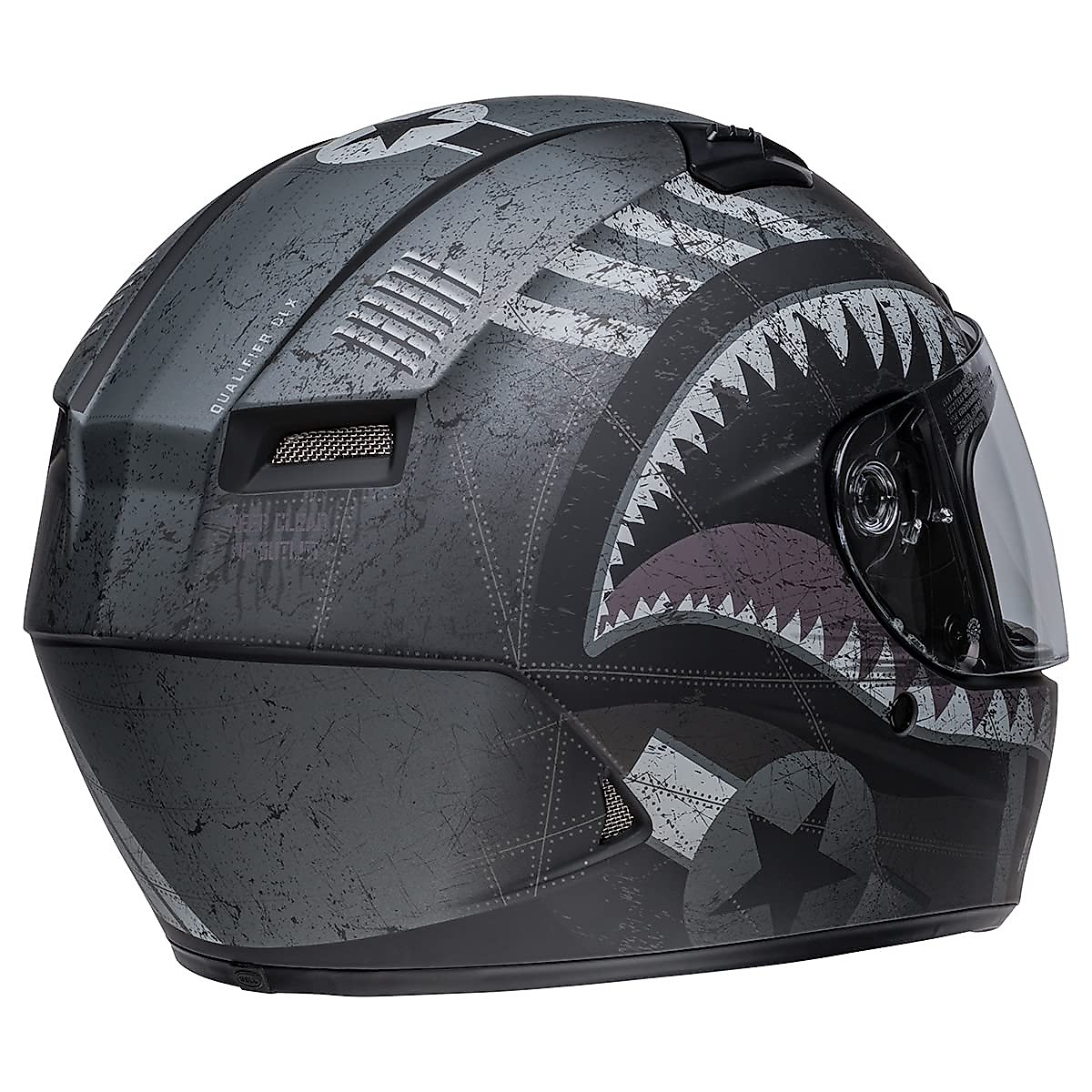 BELL Qualifier DLX MIPS Street Helmet (Devil May Care Matte Black/Gray - Medium)