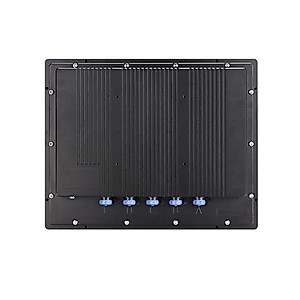 HUNSN IP68 Full Waterproof 12.1 Inch Industrial All in One Panel PC, Resistive Touch Screen, J1900, Windows 11 / Linux Ubuntu, PW18, 2 x RS232, RS485, 2 x LAN, 3 x USB, 12-24V DC, 8G RAM, 128G SSD