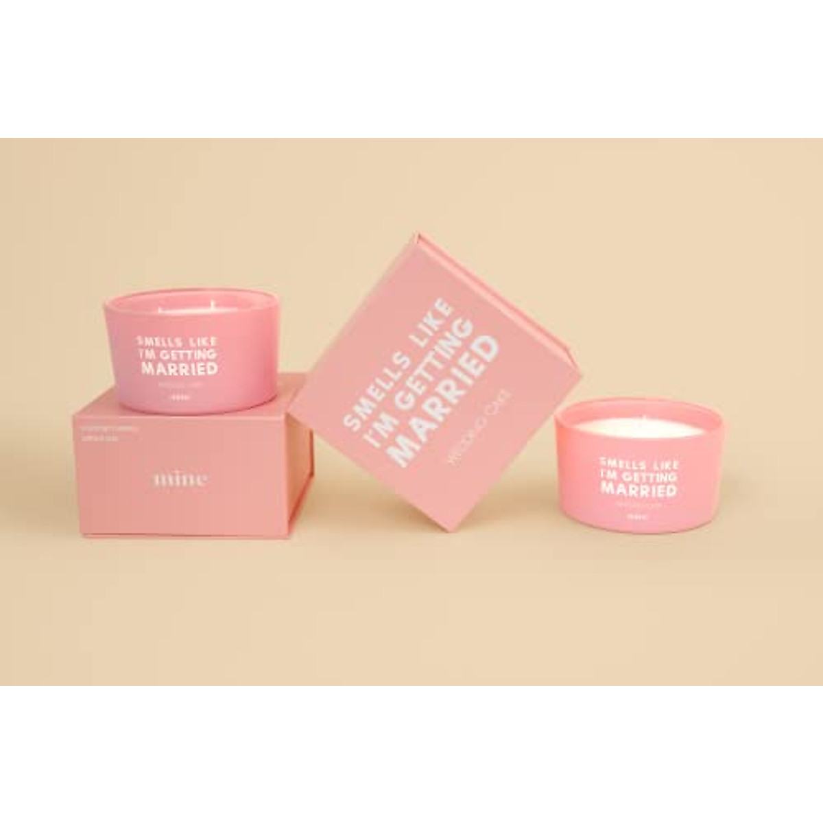 The Mine Company - Smells Like I'm Getting Married - Wedding Cake Scented Candle - 8oz Soy Wax Candle - Gift for Bride