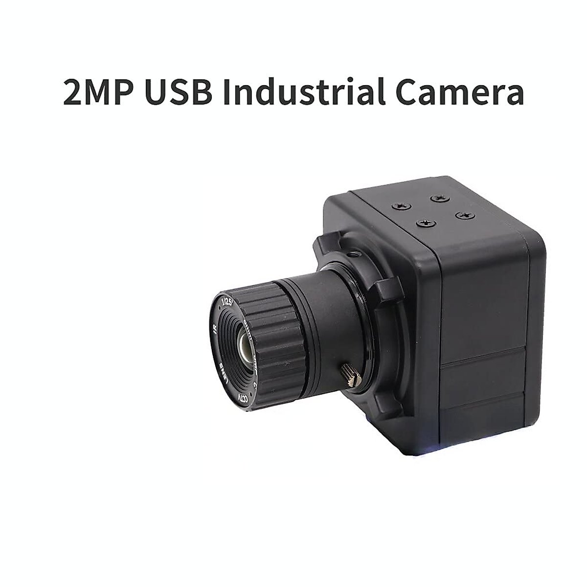 Handheld Digital Microscope Accessories 1080P 2MP USB Industrial Camera Color Black and White Machine Vision Microscope Camera with Optional 2.8mm 4mm 16mm 25mm CS Lens Microscope Accessories (Color